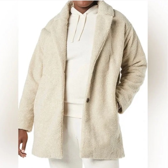 Daily Ritual | Jackets & Coats | Daily Ritual Teddy Bear Oversized Fit ...